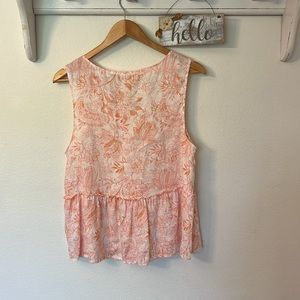 Sigrid Olsen | Tops | Sigrid Olsen Linen Peplum Top | Poshmark